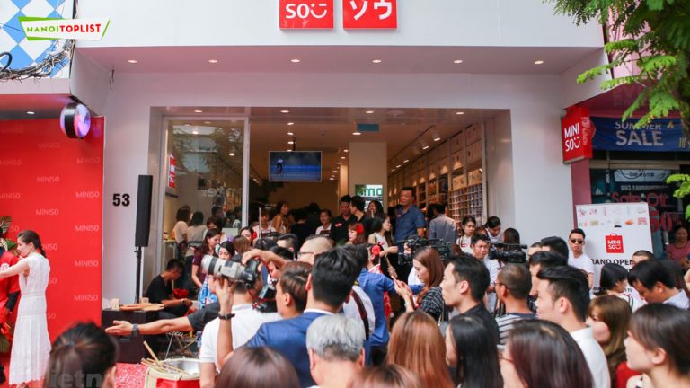 Hệ thống 12 cửa hàng Miniso Hà Nội hiện nay | Hanoitoplist.com