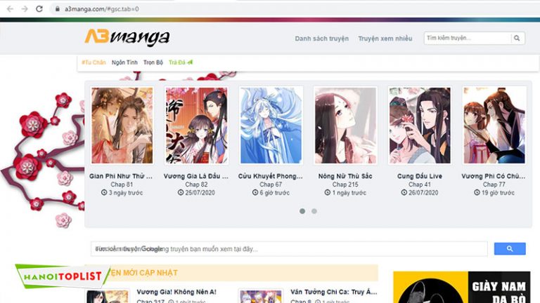 Top 20+ web đọc truyện tranh chạy mượt, cập nhật nhanh | HaNoitoplist
